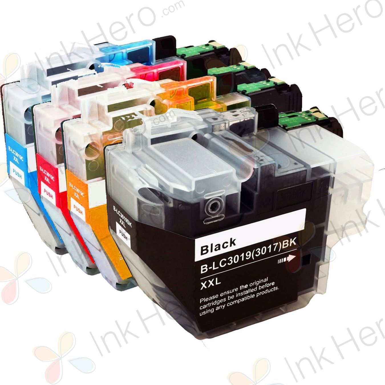 4 Pack Brother LC3019 Compatible Super High-Yield Ink Cartridges- Ink Hero