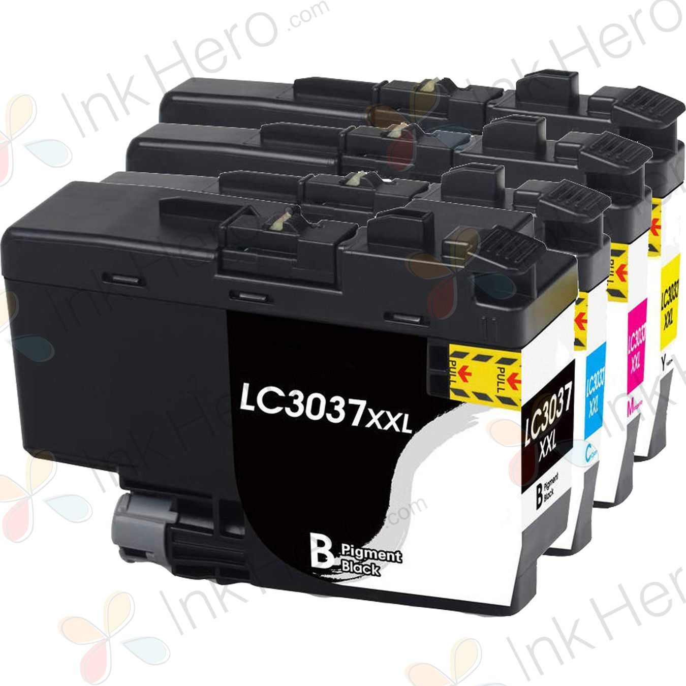 4 Pack Brother LC3037 Super High-Yield Compatible Ink Cartridges- Ink Hero
