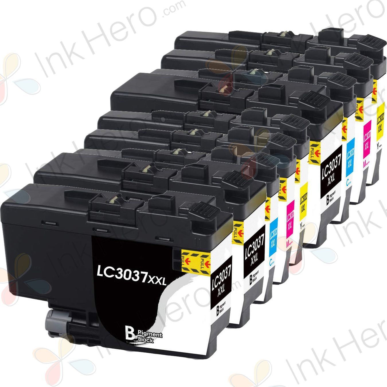 9 Pack Brother LC3037 Super High-Yield Compatible Ink Cartridges- Ink Hero