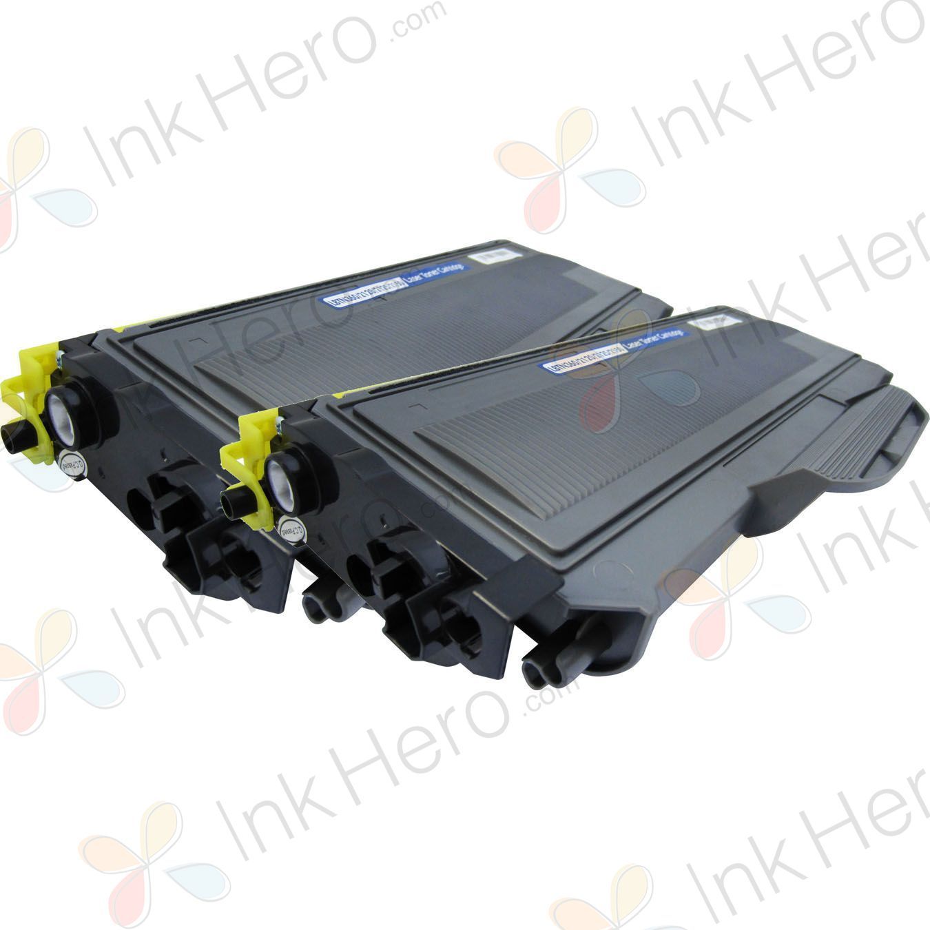 2 Pack Brother TN360 Black Compatible High-Yield Toner Cartridges- Ink Hero