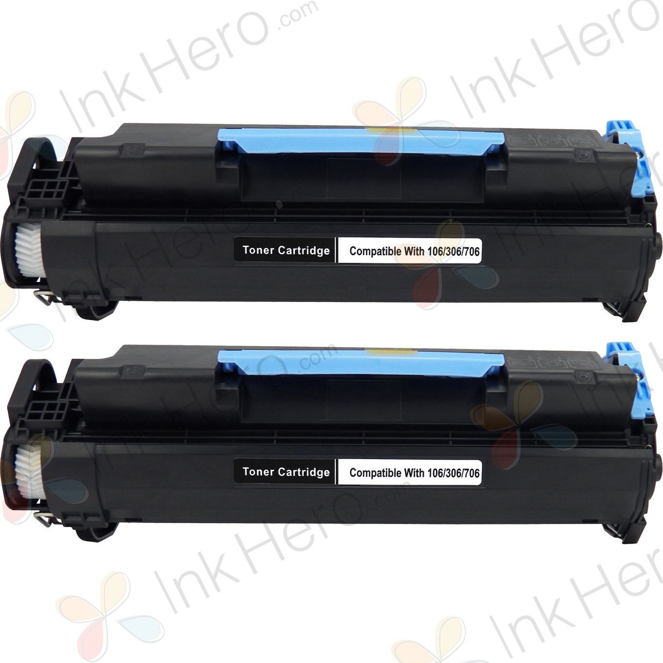 2 Pack Canon 106 Black Remanufactured Laser Toner Cartridges ...