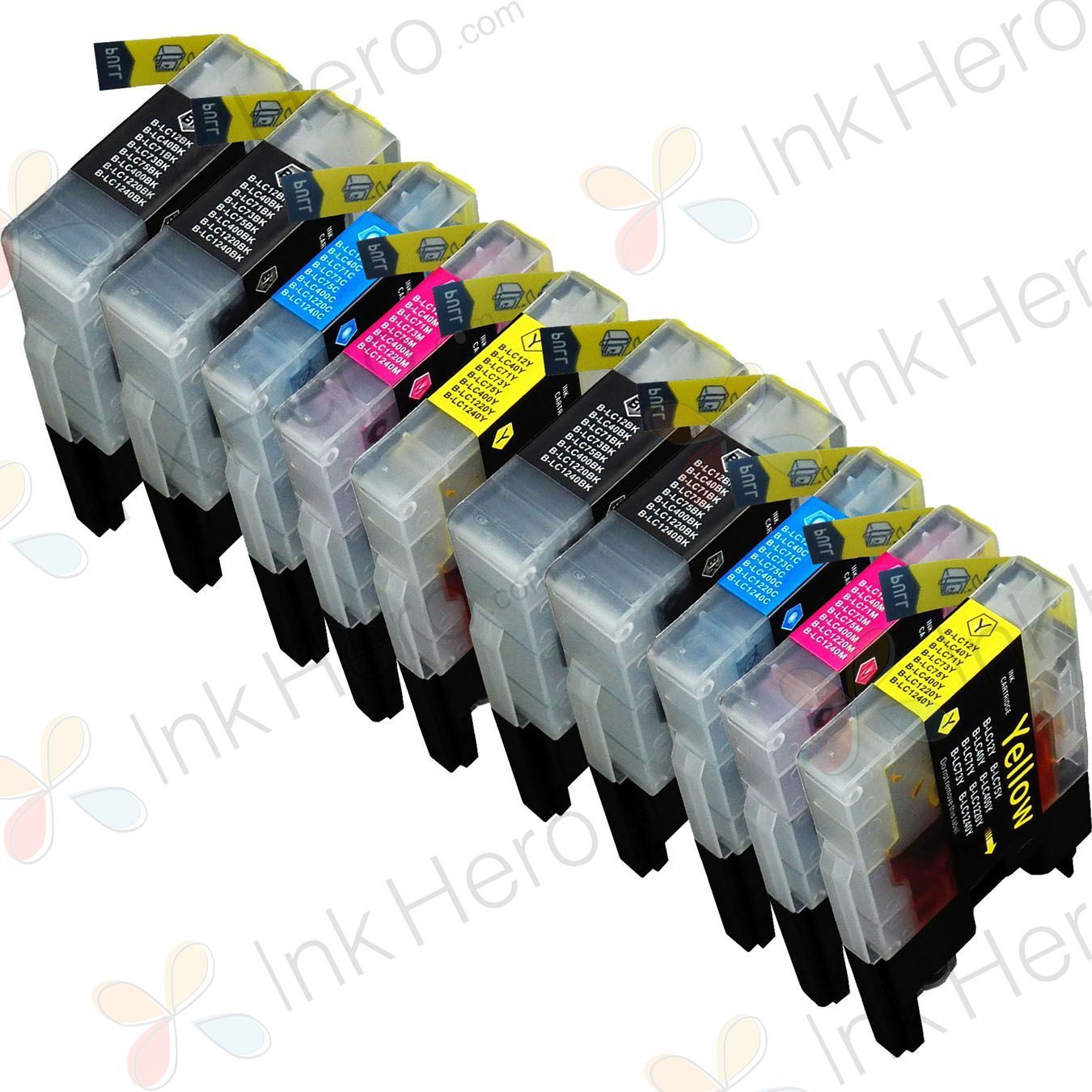 10 Pack Brother LC75 Compatible High-Yield Ink Cartridges (Replaces ...