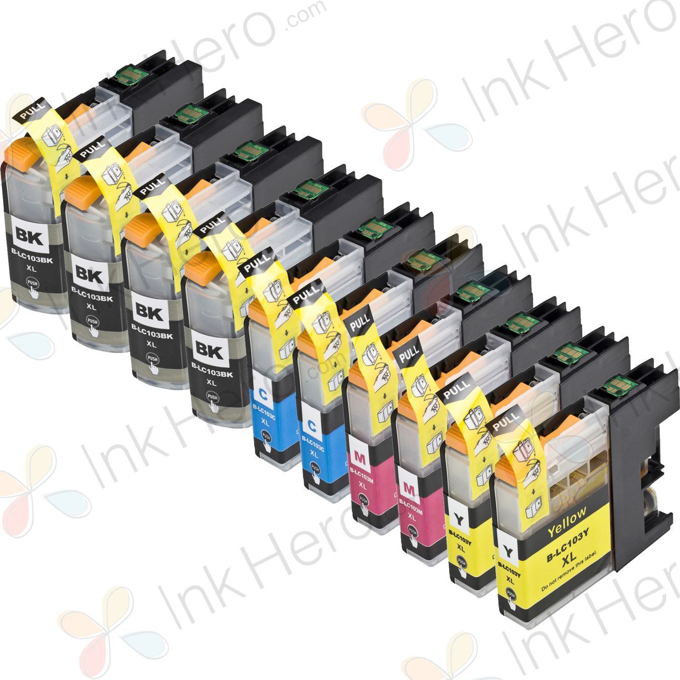 10 Pack Brother LC103 Compatible High-Yield Ink Cartridges (Replaces ...
