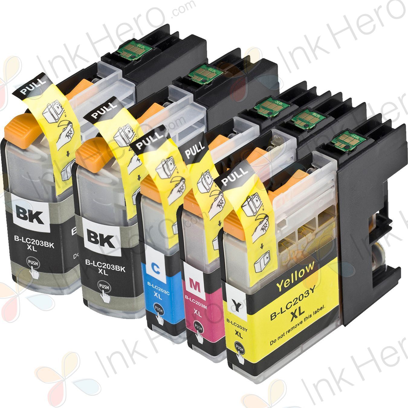 5 Pack Brother LC203 High-Yield Compatible Ink Cartridges (LC201)- Ink Hero