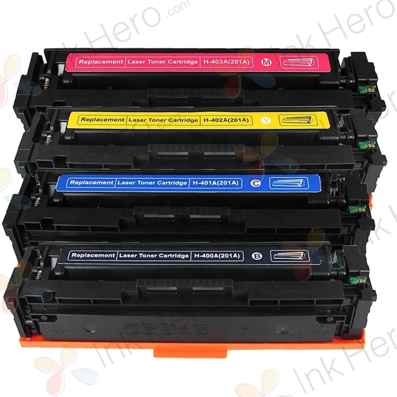 HP 201A Compatible Toner Cartridges 4-Pack- Ink Hero