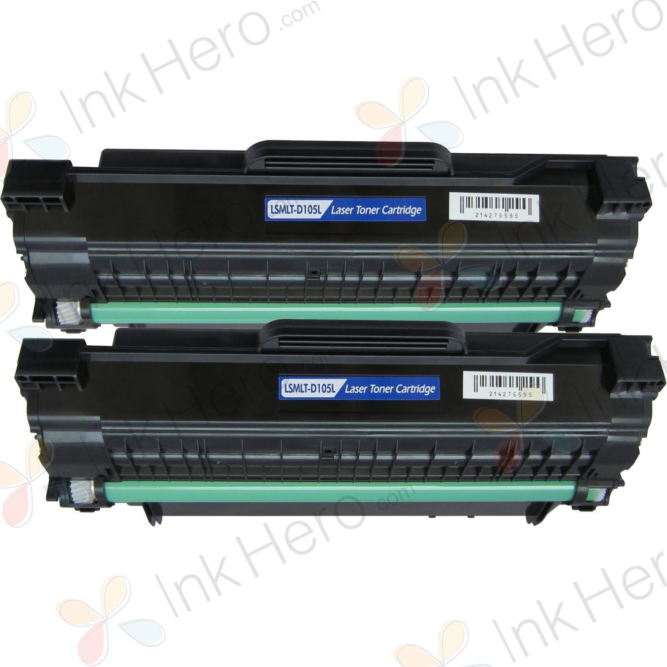 2 Pack Samsung MLT-D105L Black Compatible High-Yield Toner Cartridge ...