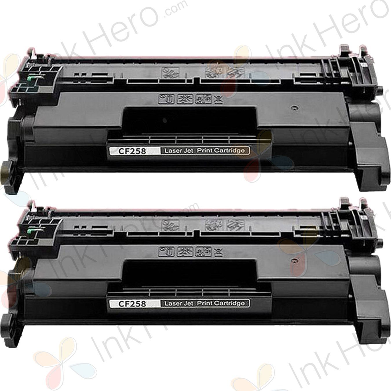 2 Pack HP 58X Black Compatible High-Yield Toner Cartridge (CF258X)- Ink ...
