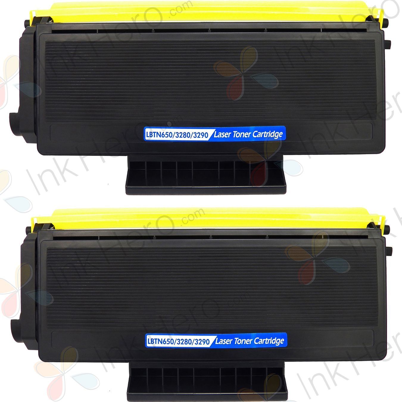 2 Pack Brother TN650 Black Compatible High-Yield Toner Cartridge ...