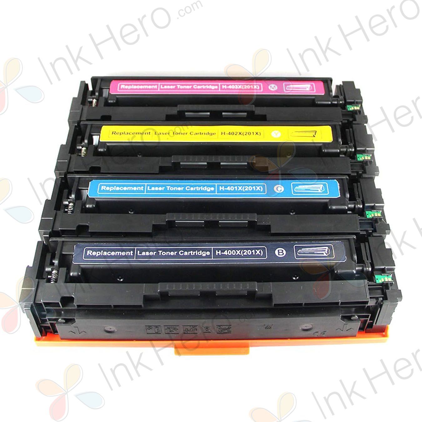 HP 201X Compatible High-Yield Toner Cartridges 4-Pack (Replaces 201A ...