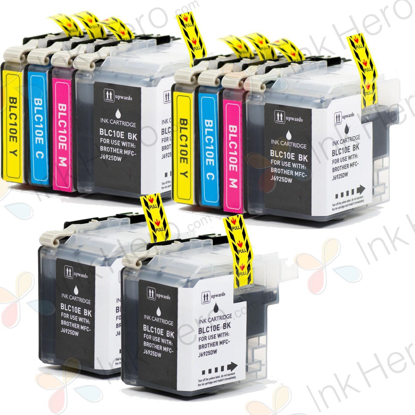 10 Pack Brother LC20E Compatible Extra High-Yield Ink Cartridges- Ink Hero