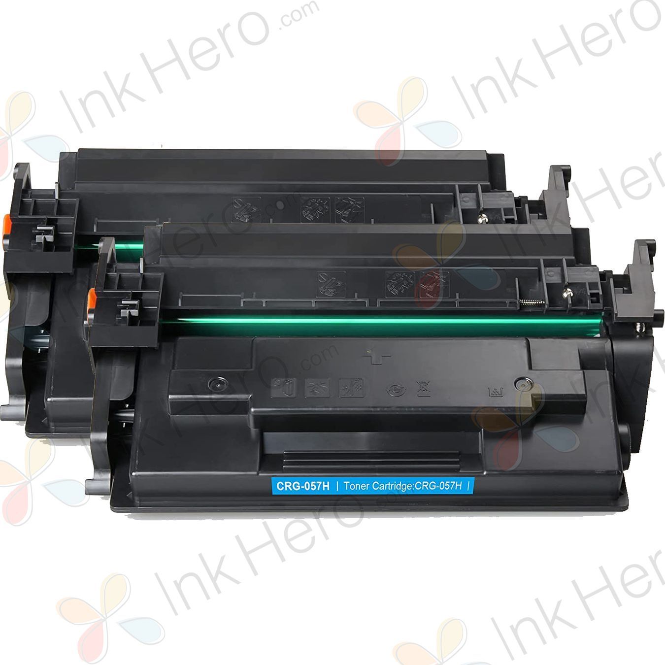 2 Pack Canon 057H High Yield Black Compatible Toner Cartridge (3010C001 ...