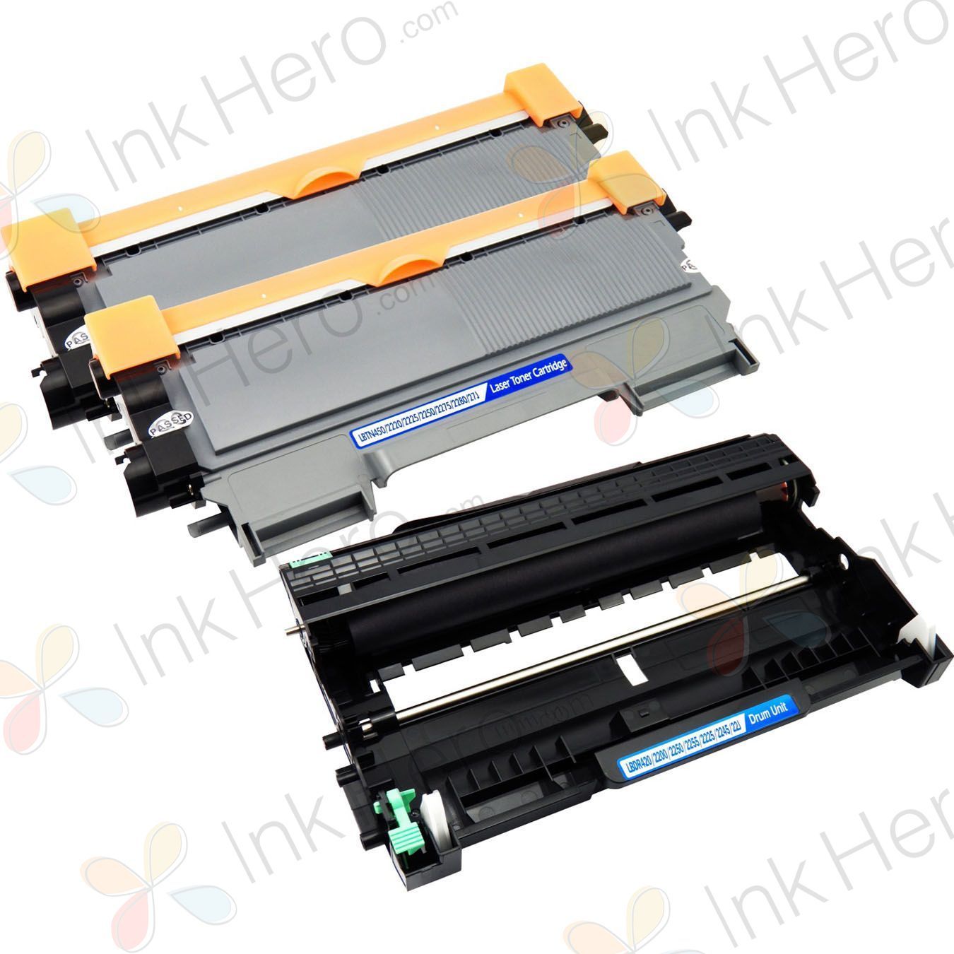 3 Pack Brother TN450 & DR420 Compatible High-Yield Toner & Drum ...