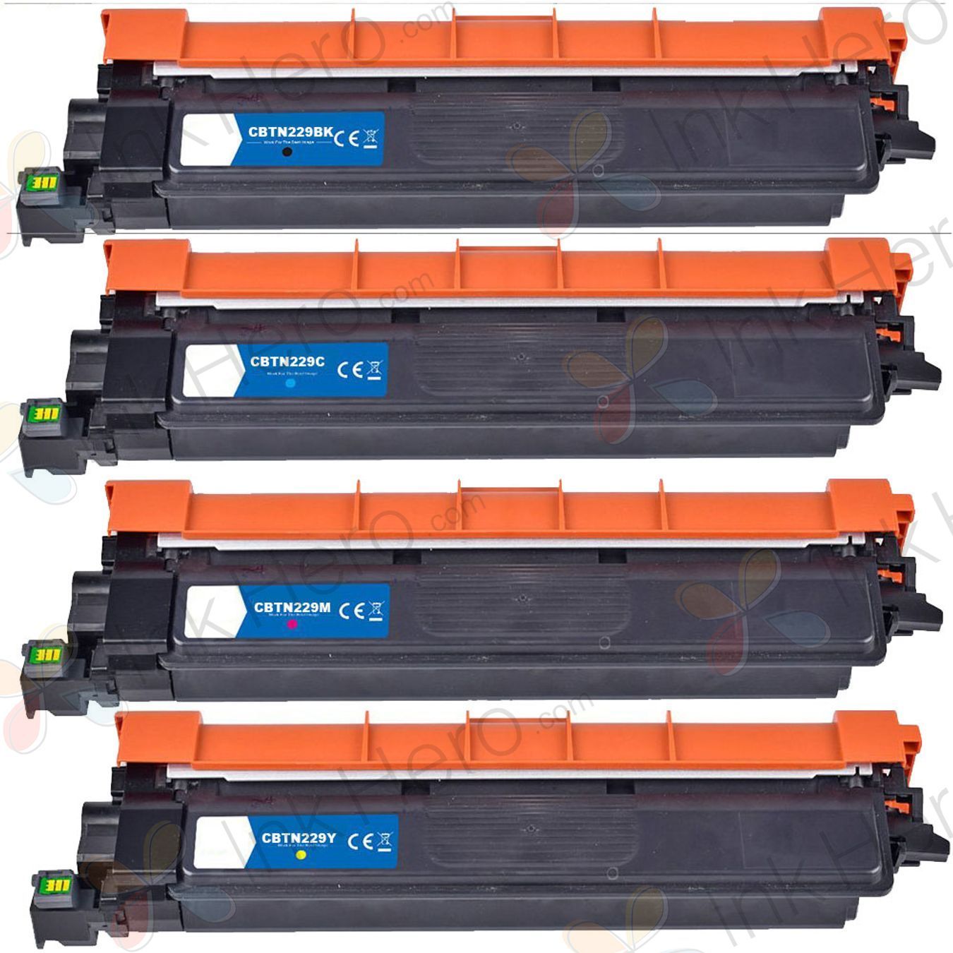 4 Pack Brother TN229 Compatible Toner Cartridges- Ink Hero
