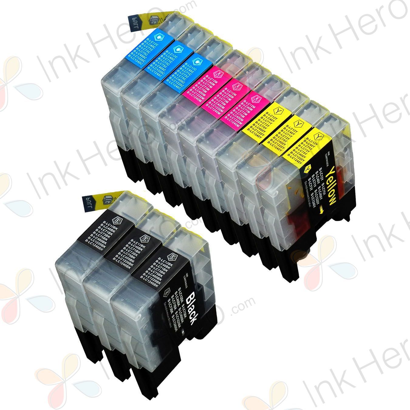 12 Pack Brother LC75 Compatible High-Yield Ink Cartridges (Replaces ...