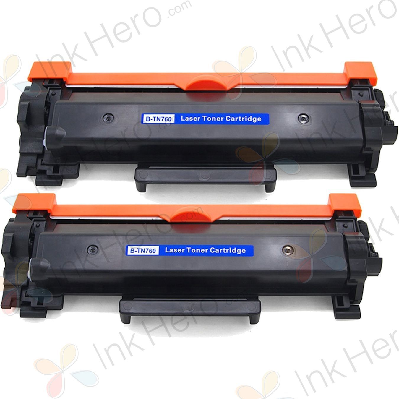 2 Pack Brother TN760 Black Compatible High-Yield Toner (Replaces TN730 ...